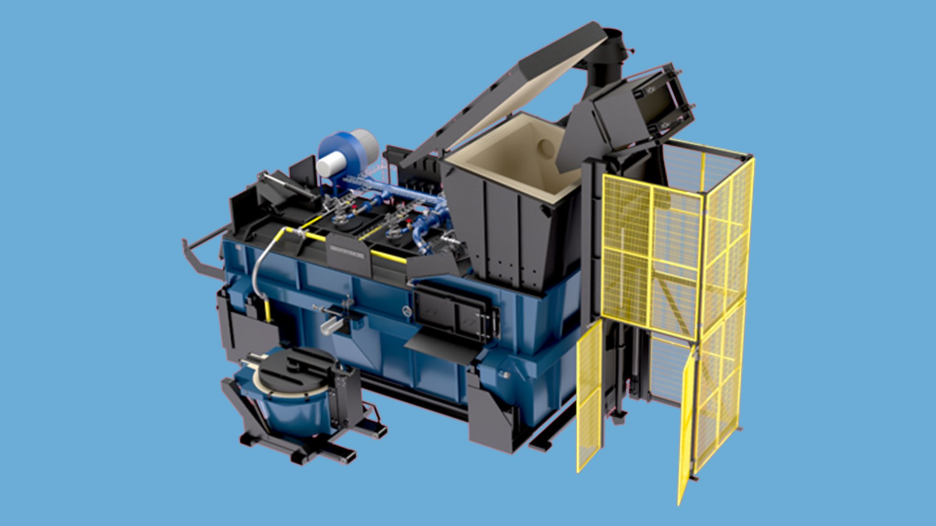 Shaft melting gas furnace (SMG)