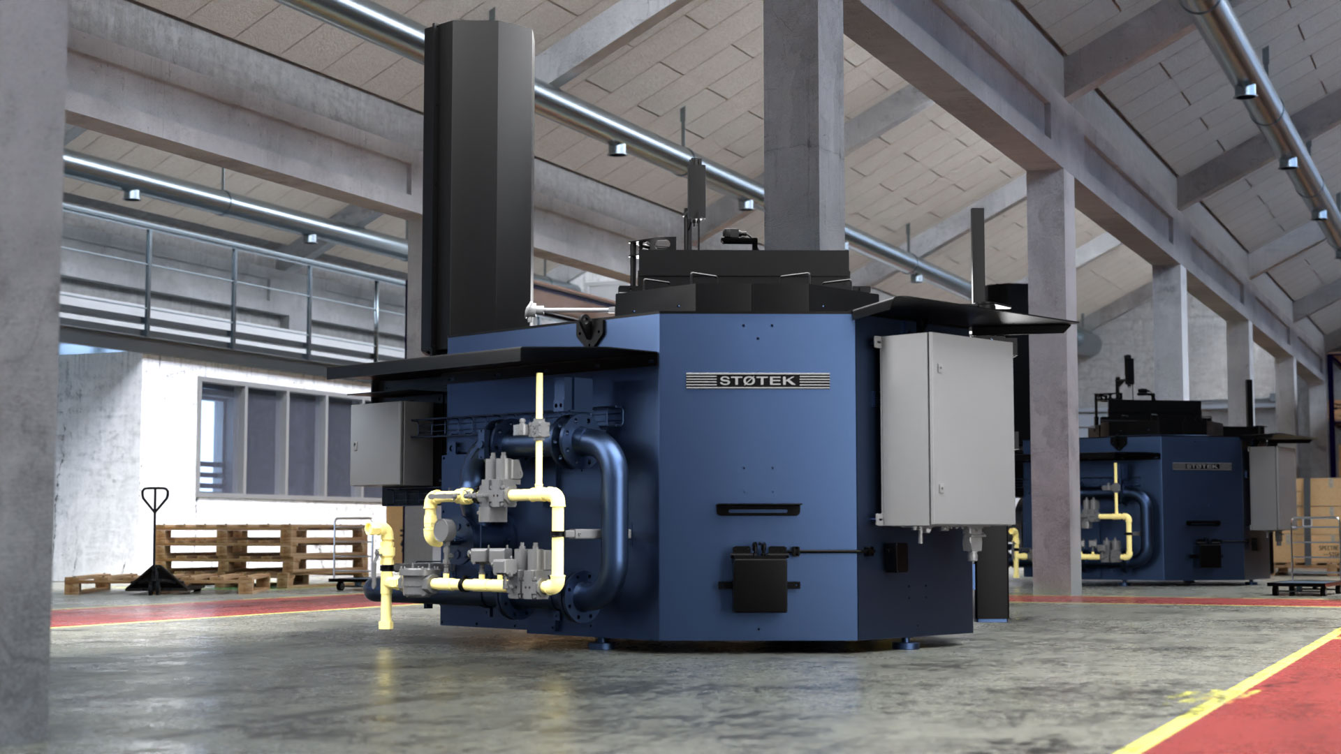Gas-fired crucible dosing furnace (AMGD)